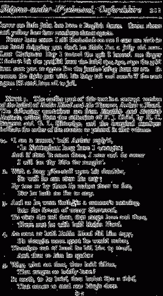 Robin Hood – The Facts and the Fiction » R. J. E. Tiddy, The Mummers Play